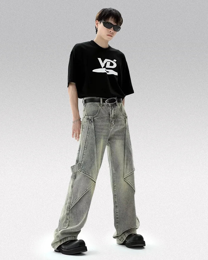 Baggy jeans Y2k men "Omitama" - TECHWEAR STORM™