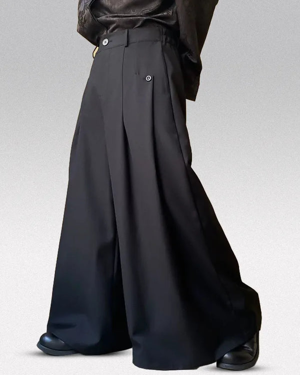 Black Hakama Pants "Koyama" - TECHWEAR STORM™