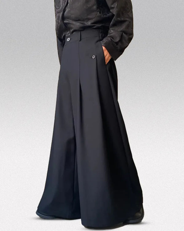Black Hakama Pants "Koyama" - TECHWEAR STORM™