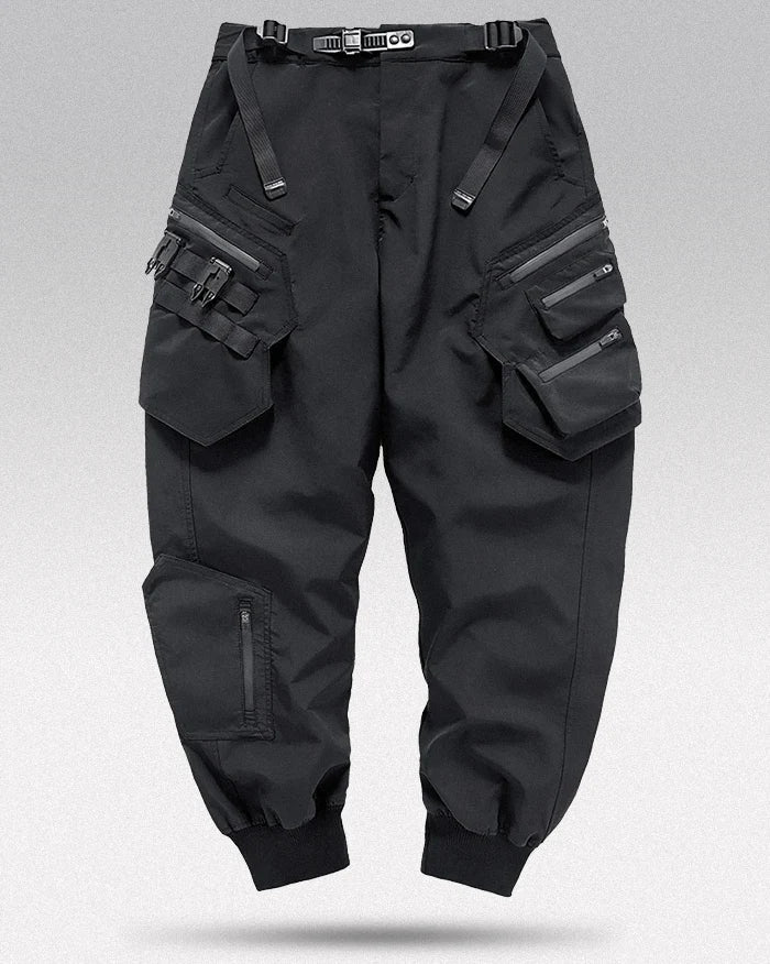 Black techwear cargo pants "Ichihara" - TECHWEAR STORM™