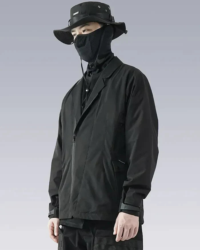Black Techwear Jacket "Kino"