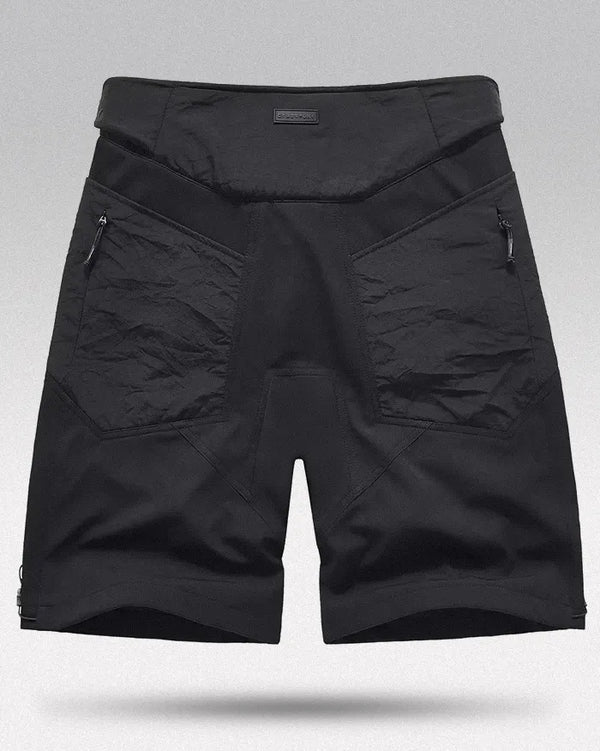 Black techwear shorts "Mizuka" - TECHWEAR STORM™