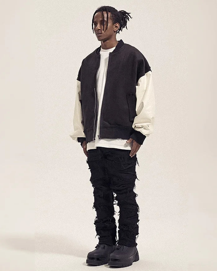 Black Y2k jeans "Mito" - TECHWEAR STORM™