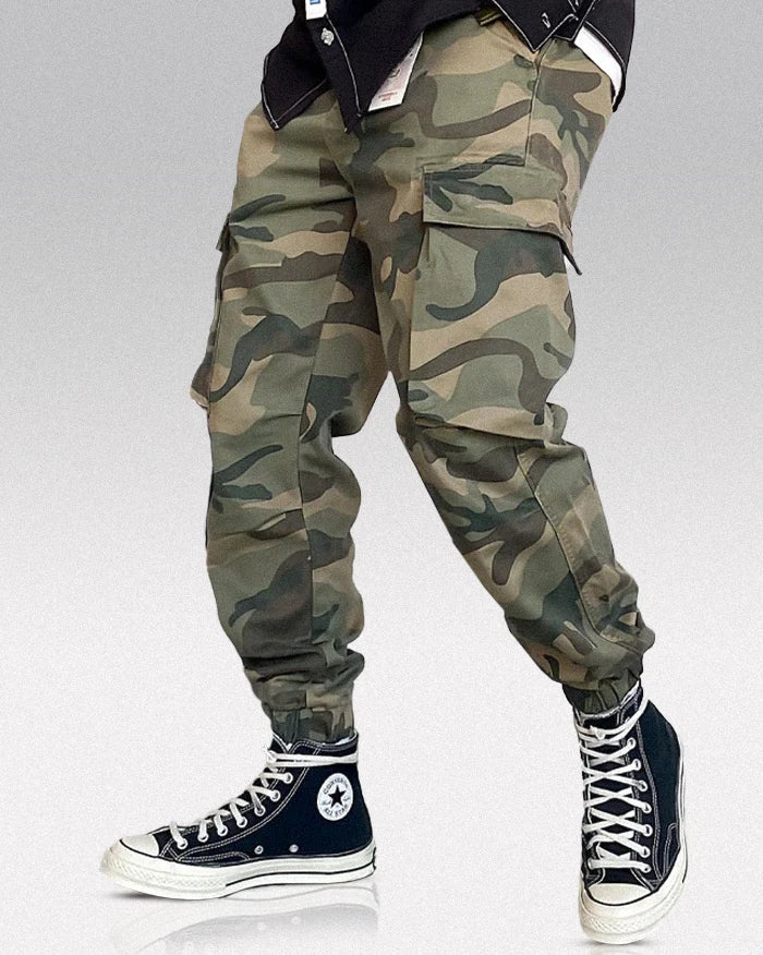 Camo cargo pants streetwear "Shibu"