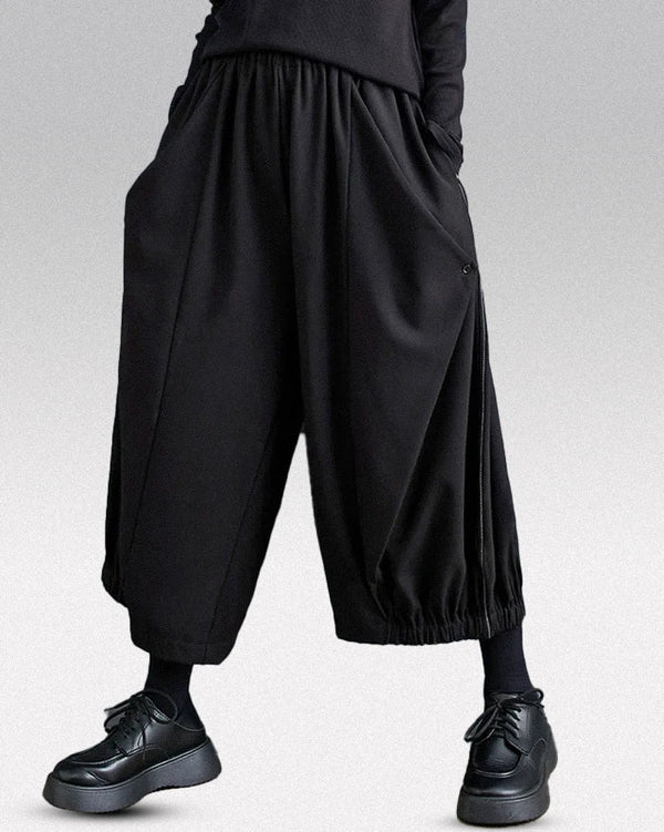 Japanese wide leg pants women "Suyama" - TECHWEAR STORM™