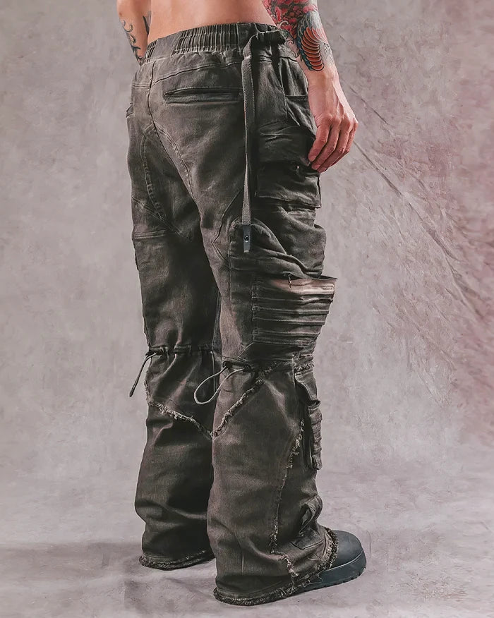 Post-apocalyptic cargo pants "Hakofu" - TECHWEAR STORM™