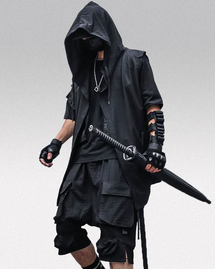Sleeveless Modern Cloak "Yame"