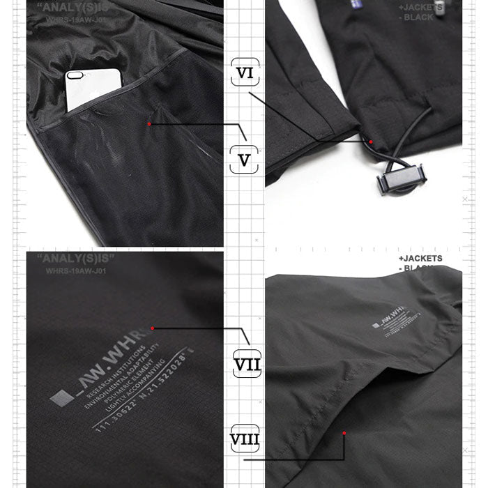 Techwear Windbreaker Jacket ’antenor’ - TECHWEAR STORM™