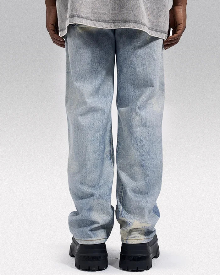Y2k blue jeans "Naka" - TECHWEAR STORM™