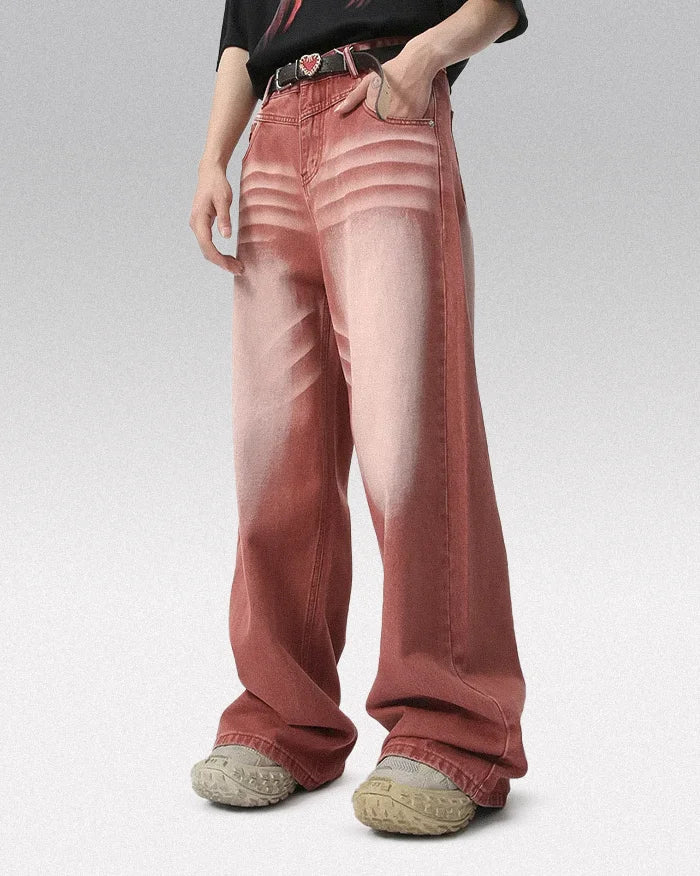 Y2k red pants "Tono"