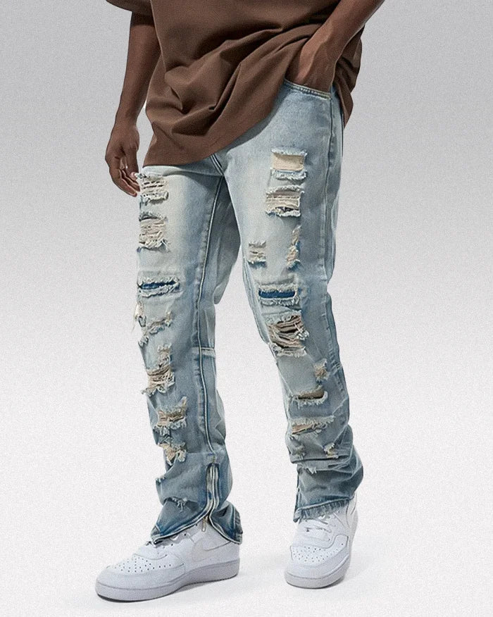 Y2k ripped jeans "Hokota" - TECHWEAR STORM™